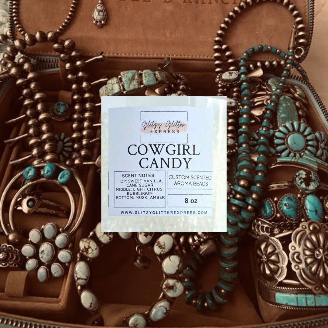 Custom Pre Scented Beads: Cowgirl Candy – Glitzy Glitter Express