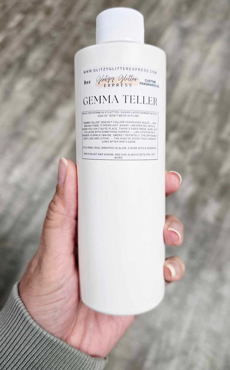 Custom Fragrance Oil - Gemma Teller – Glitzy Glitter Express