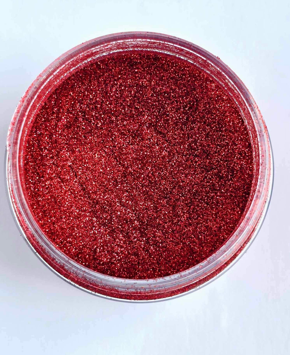 SUPER HOLO ULTRA FINE GLITTER DUST 1OZ: Red Carpet – Glitzy Glitter Express