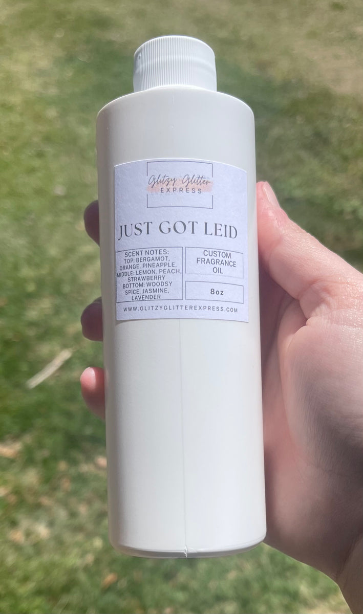 Custom Fragrance Oil - Just Got Leid – Glitzy Glitter Express