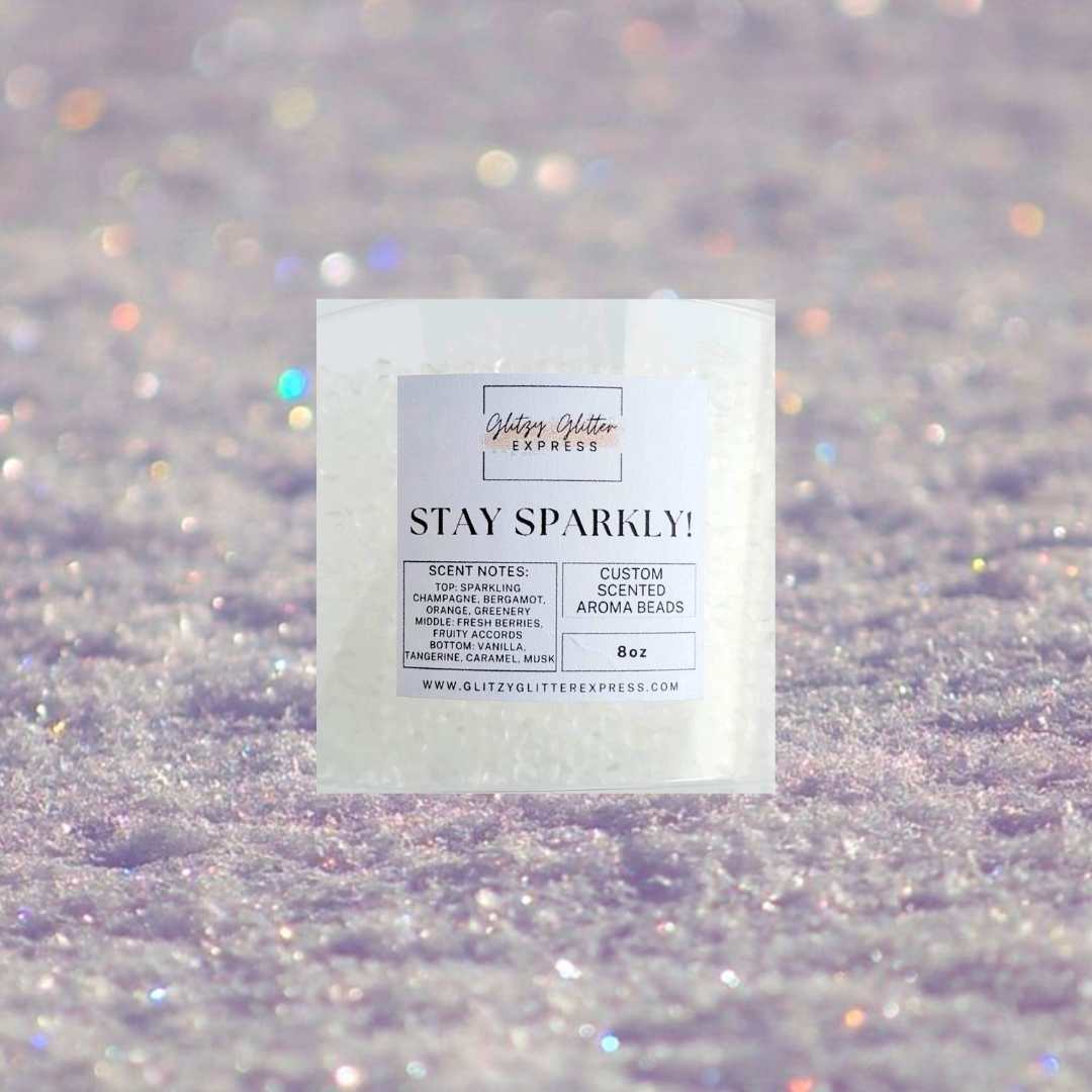 Custom Pre Scented Beads: Stay Sparkly! – Glitzy Glitter Express