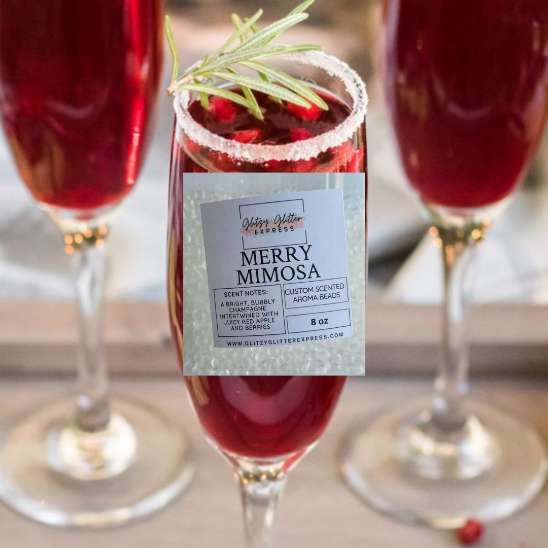 Pre Scented Beads: Merry Mimosa – Glitzy Glitter Express