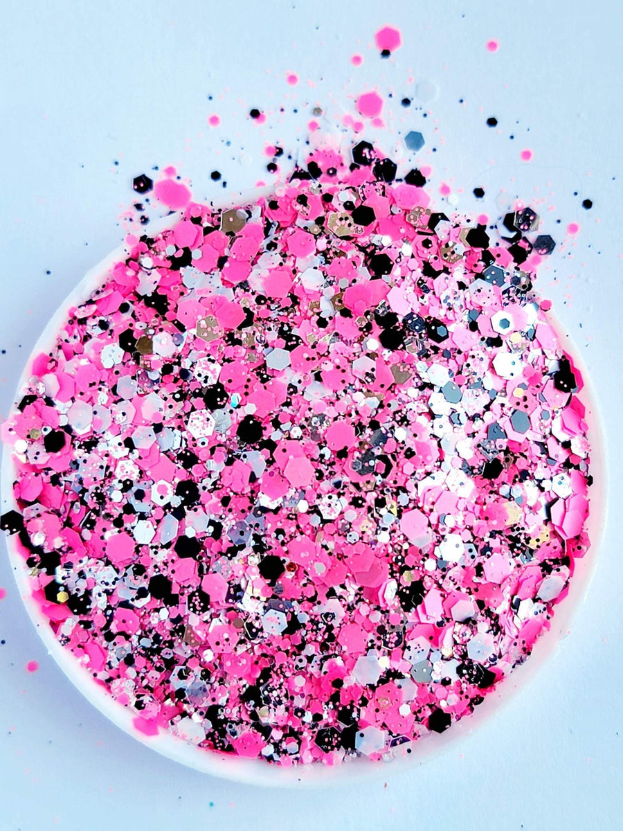 Custom Chunky Mix: Pink Pistol – Glitzy Glitter Express