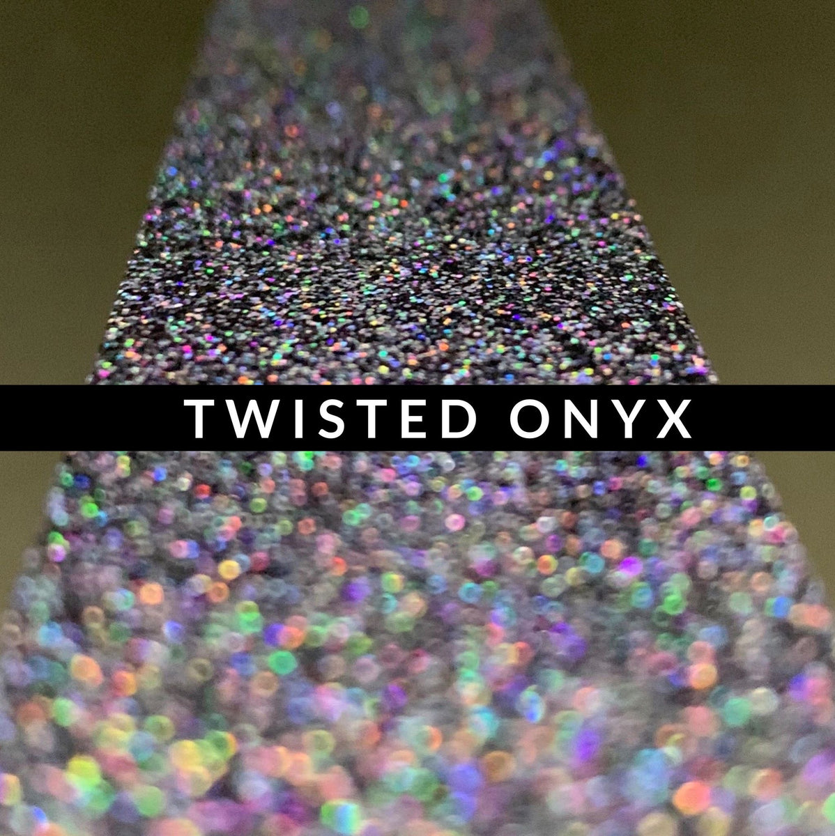 Fine Holographic: Twisted Onyx – Glitzy Glitter Express